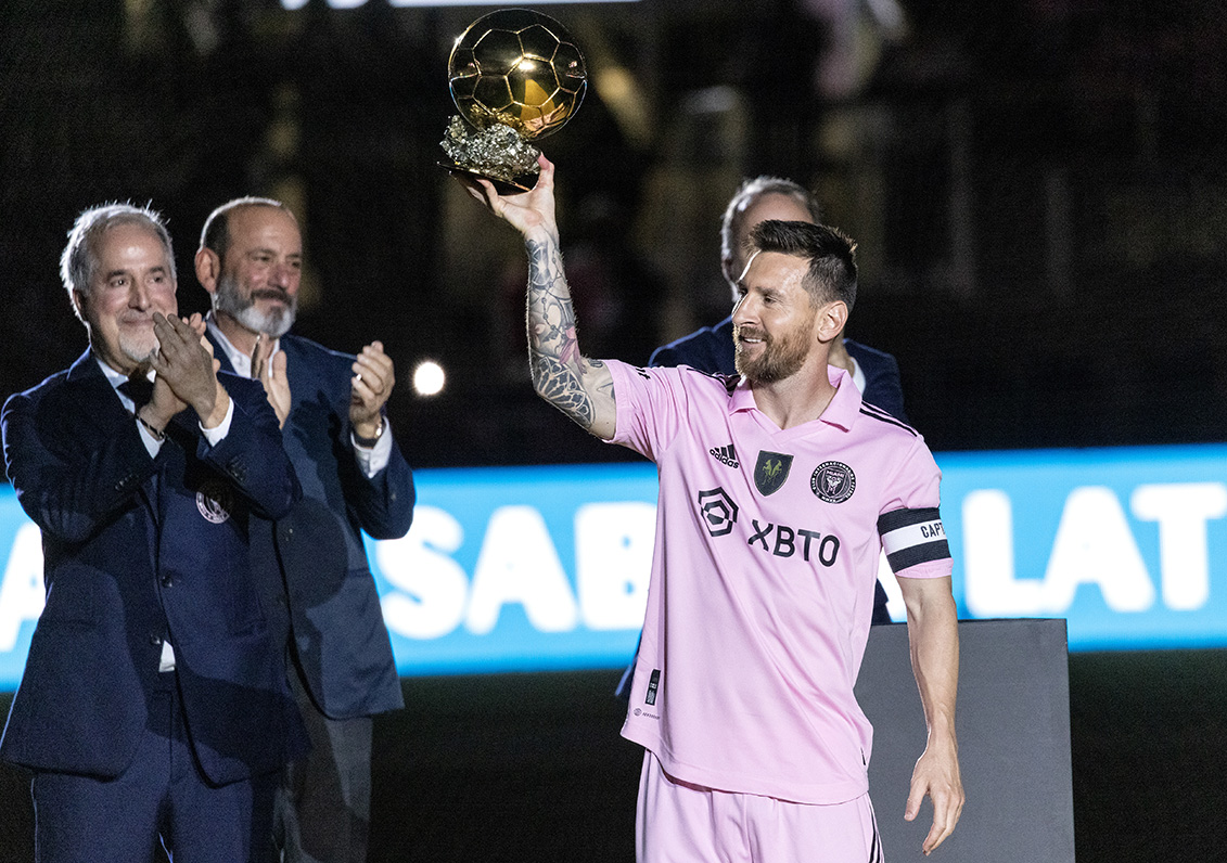 Inter Miami CF presenting Lionel Messi's Eighth Ballon d'Or | Reporte ...